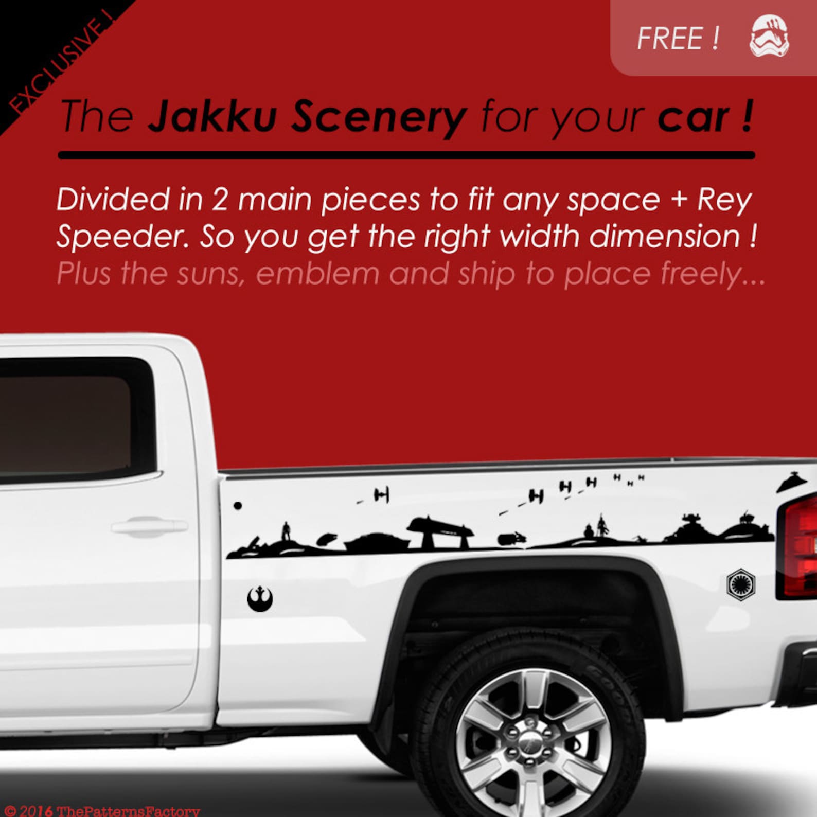 Star Wars Jakku City Scenery / Jakku Wall Decal / Wall Sticker - Etsy