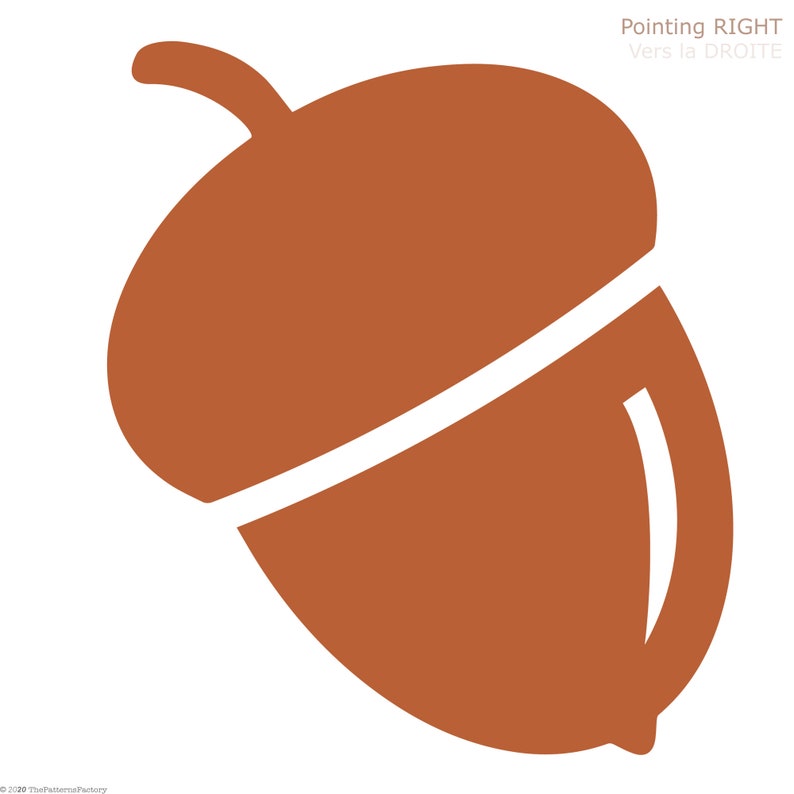 Acorn Pattern Wall Decal Acorn Pattern Decal Nursery Wall - Etsy UK