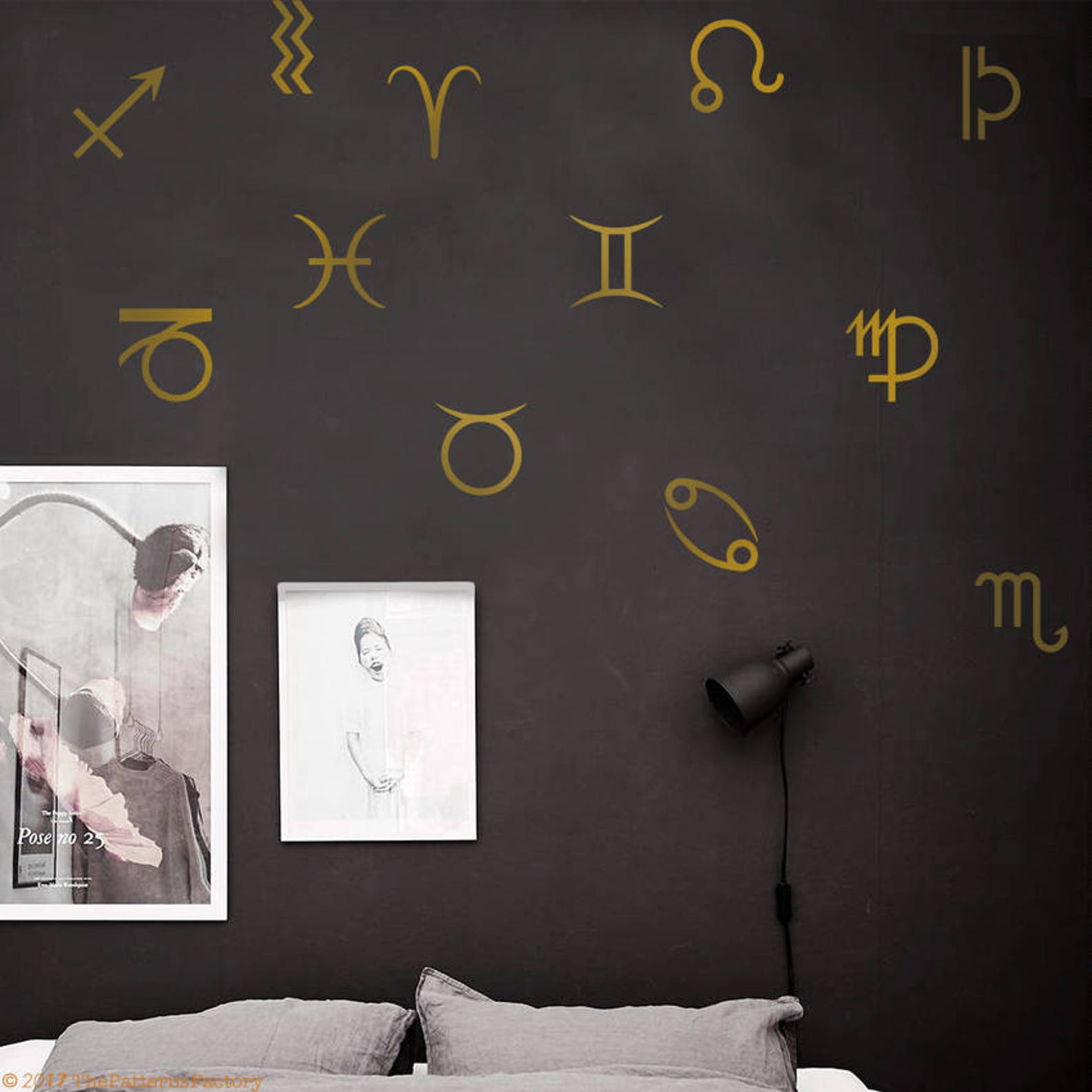 Zodiac Signs Wall Decal / Astrology Decal / Zodiac Wall - Etsy