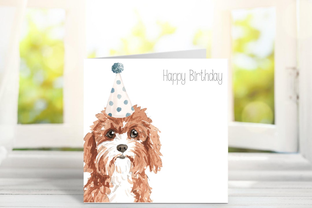 Cavapoo Card Cavapoo Dog Lovers Greetings Card - Etsy