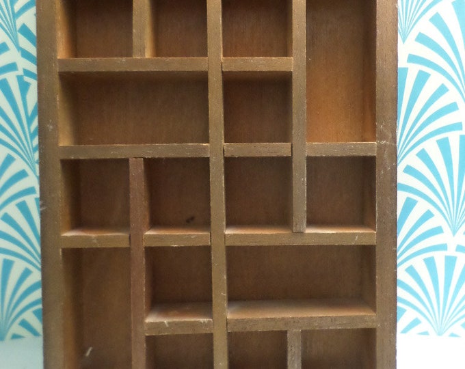 Vintage Miniature Printer Box Collection Box Wall Hanging - Etsy