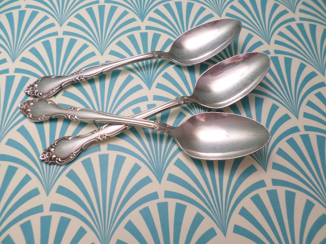 60's 3 Piece Community Flatware Affection Pattern Silver Plate ...