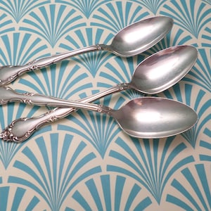 Community Silverware With Flower Design - Etsy