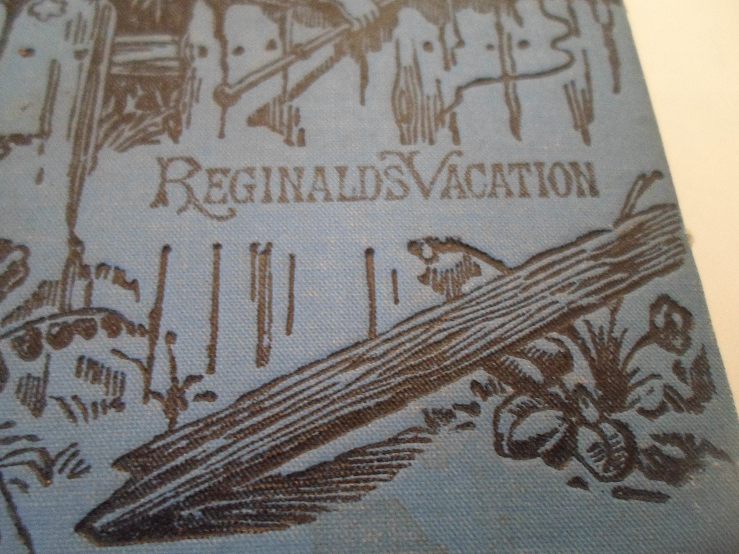 Antique 1890's Victorian Hard Cover Small Book Reginald's Vacation ...