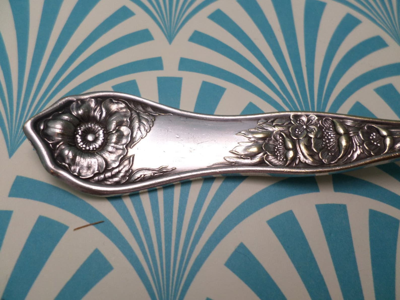 Antique Serving Piece Cake, Aspic, Gelatin Poppies Poppy Flowers ...