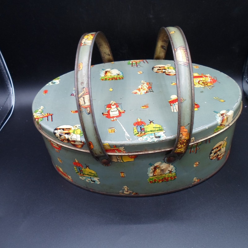 1950s Lunch Box - Etsy