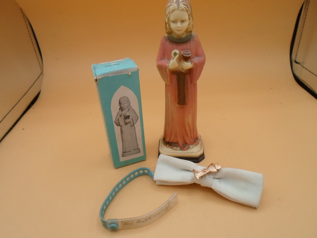 Vintage Child Jesus Statue: 1950s Communion Set - Etsy