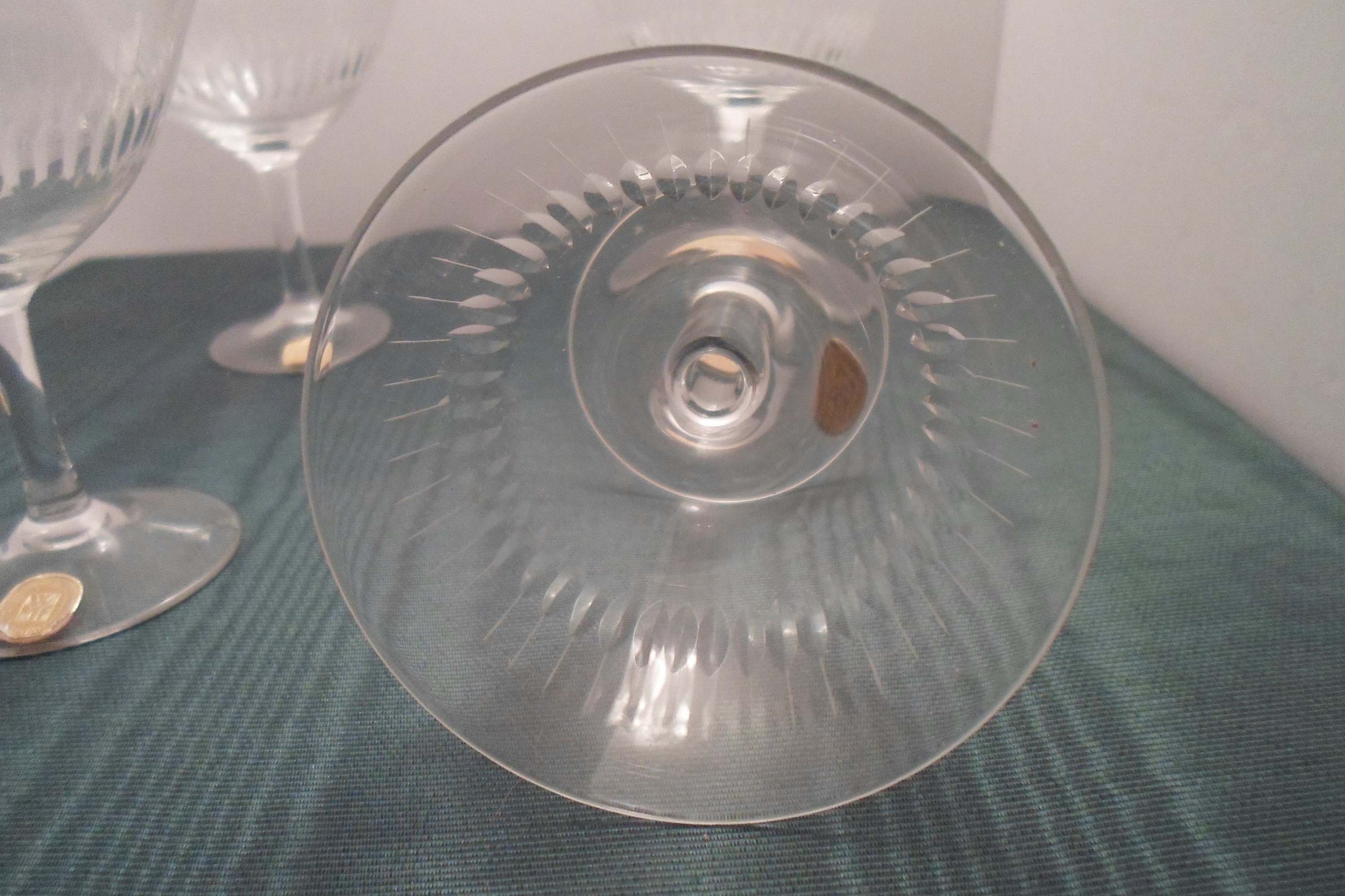 Antique 4 WMF Rare German Crystal Glass Cordial Stemware Glasses antique-4-wmf-rare-german-crystal-glass-cordial-stemware-glasses