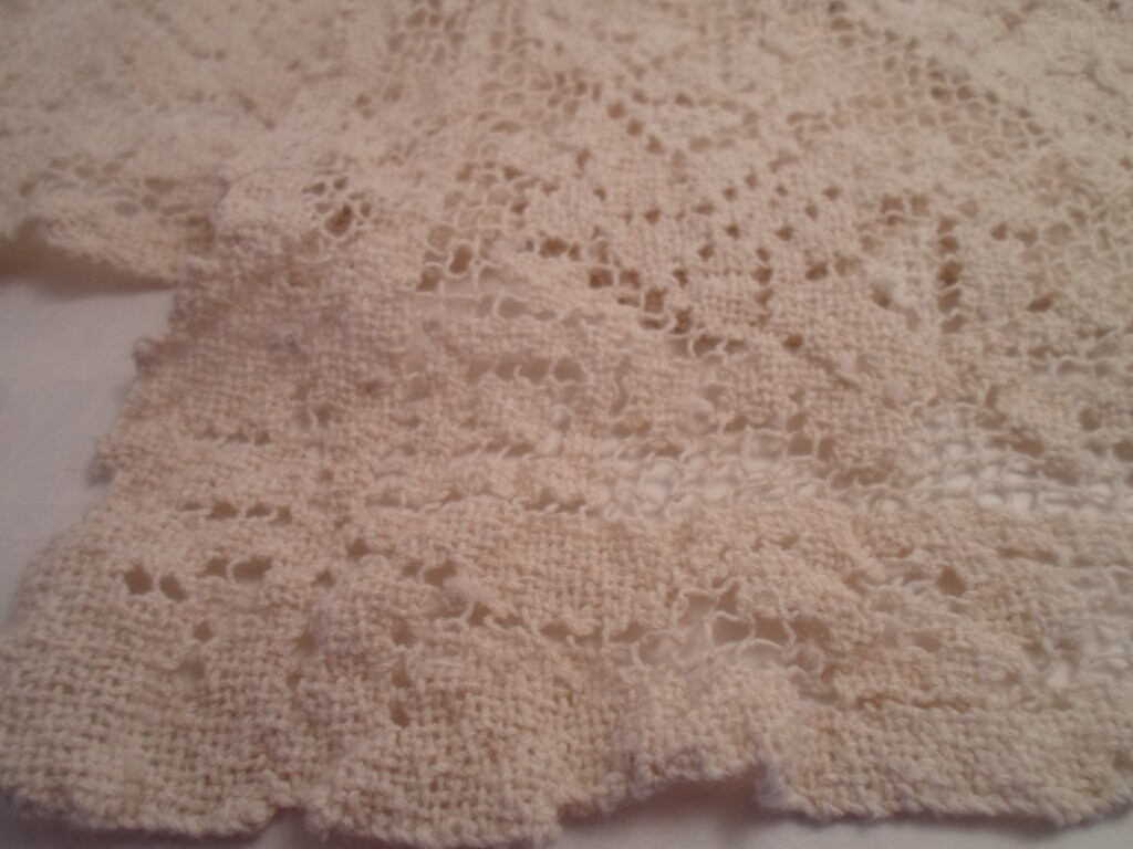 Antique Art Deco Mondao Needle Work Long Piano Scarf Table Runner ...