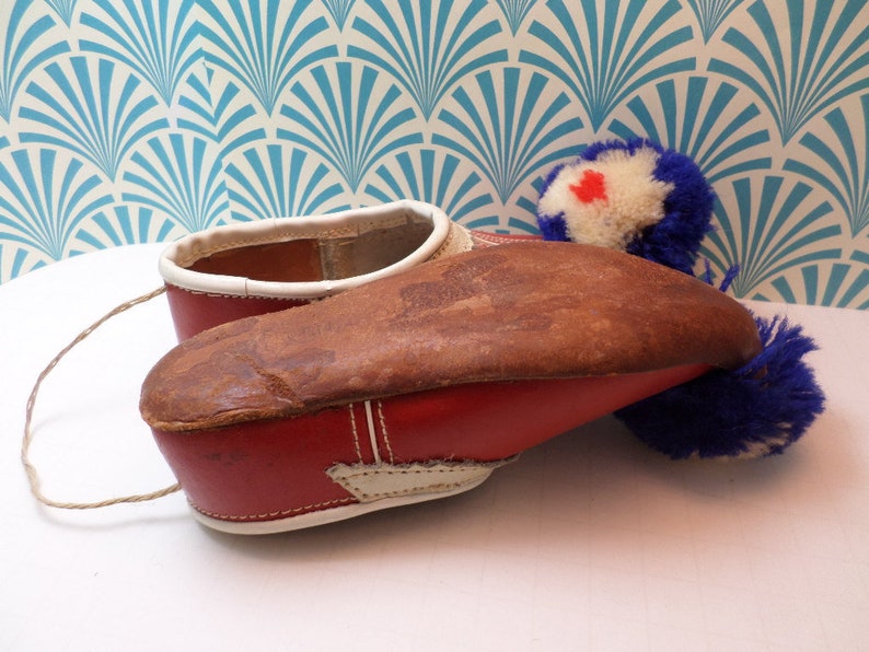 Vintage Antique Greek Ethnic Folk Dance Child Shoes Opanke 23 - Etsy
