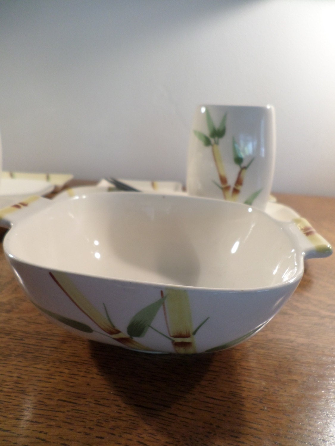 Weil Ware 50's California 12pc pottery Sushi Ramen Asian food place ...