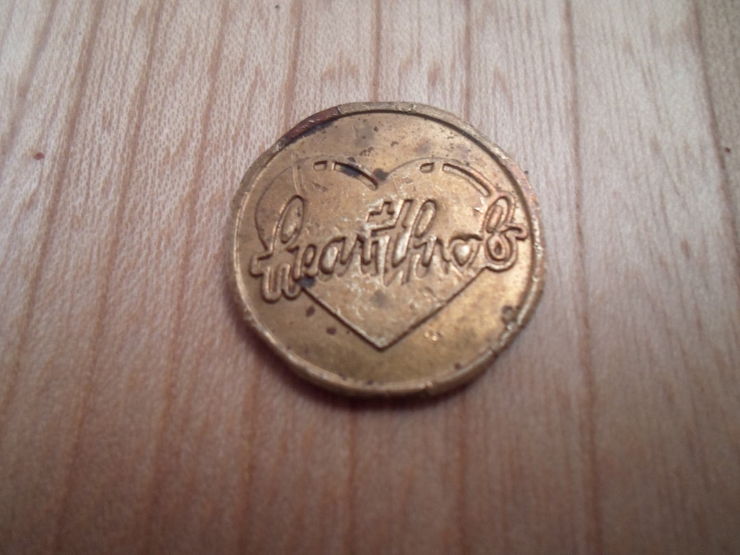 Vintage Comic Book Heart Throb Token Coin Golden Romance 1960's ...