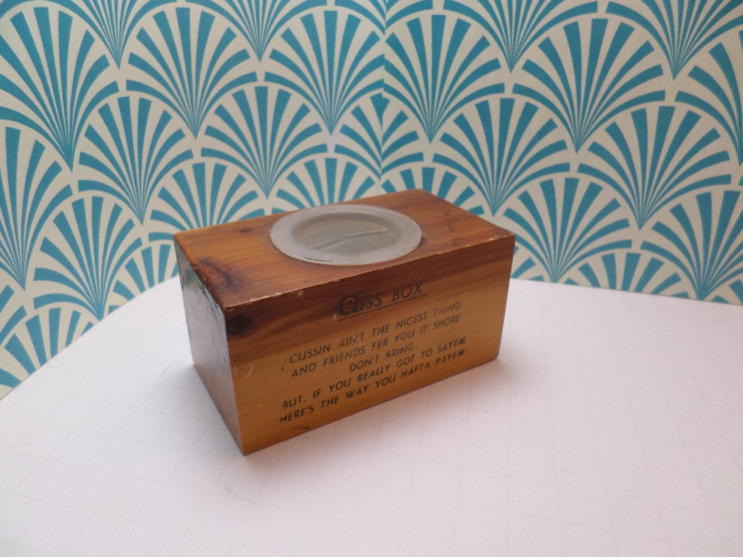 Las Vega Souvenir Cuss Box Bank Bad Words 70's Vintage - Etsy