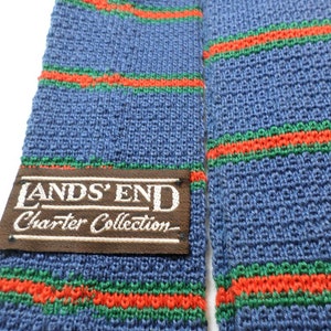 3 Vintage 60's 70's Lands End & Pierre Cardin Knit Ties - Etsy