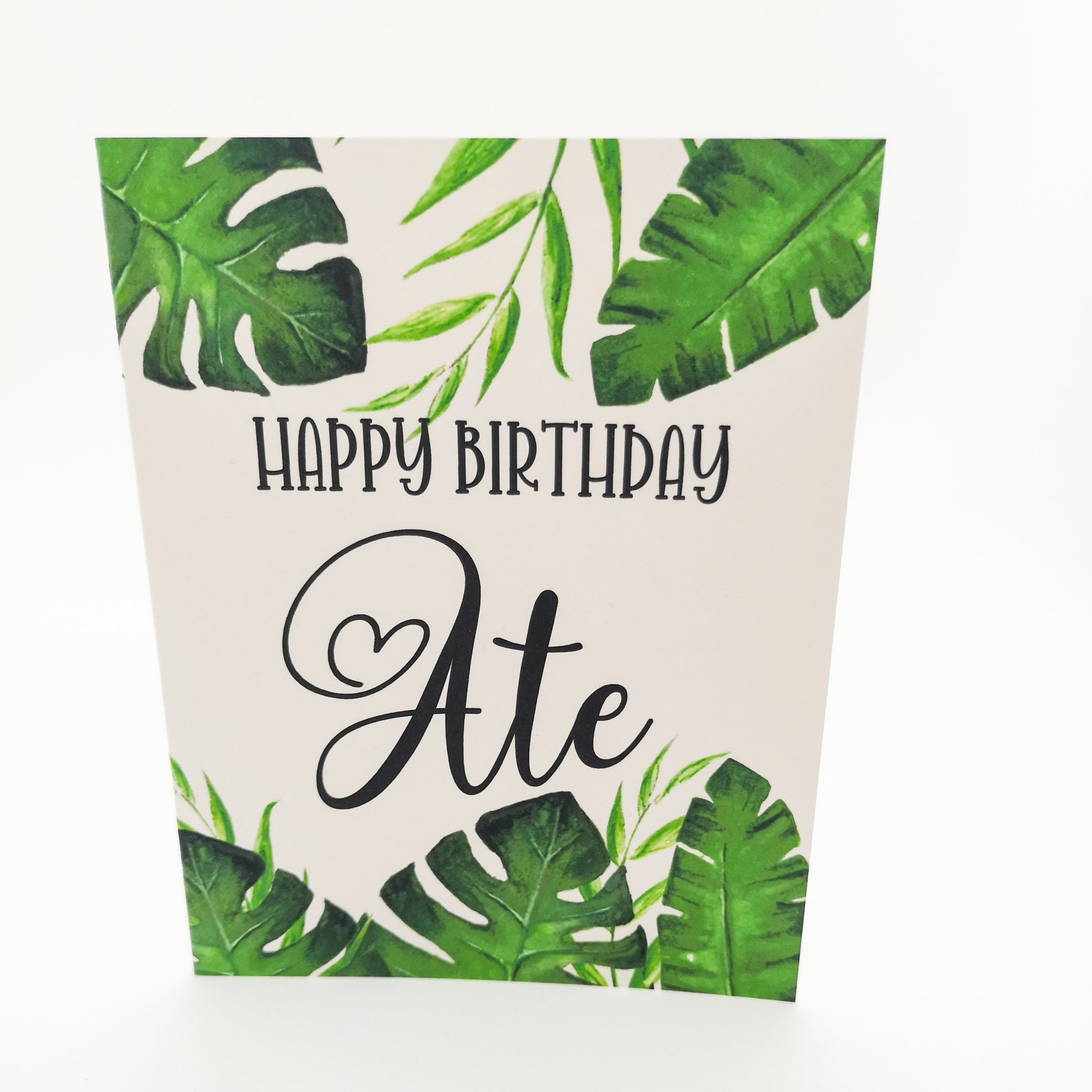 Happy Birthday Ate, Tagalog Birthday Card, Card for Ate Older Sister ...