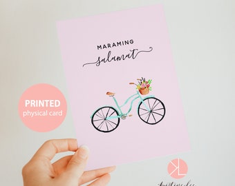 Thank You Card Filipino Thank You Card Maraming Salamat Tagalog ...