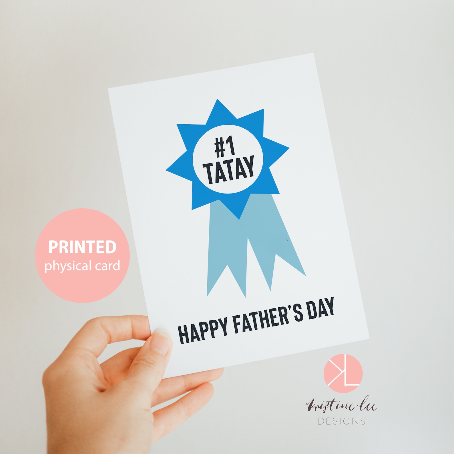 Tagalog Greeting Card, Number One Tatay, Filipino Card, Card for ...