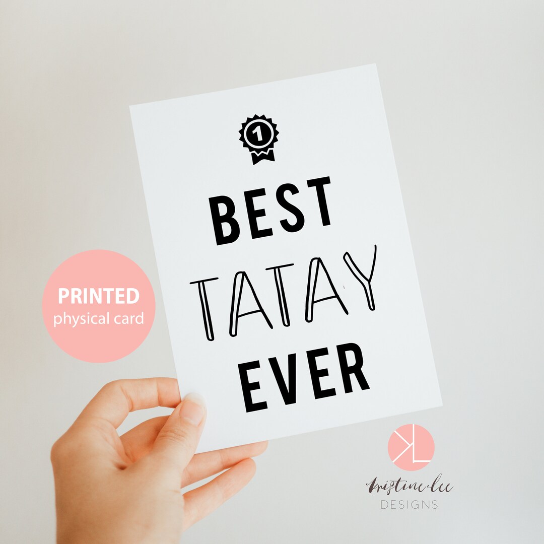 Tagalog Greeting Card, Best Tatay Ever, Filipino Card, Card for ...