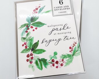 Paskong Pinoy Christmas Cards - Etsy