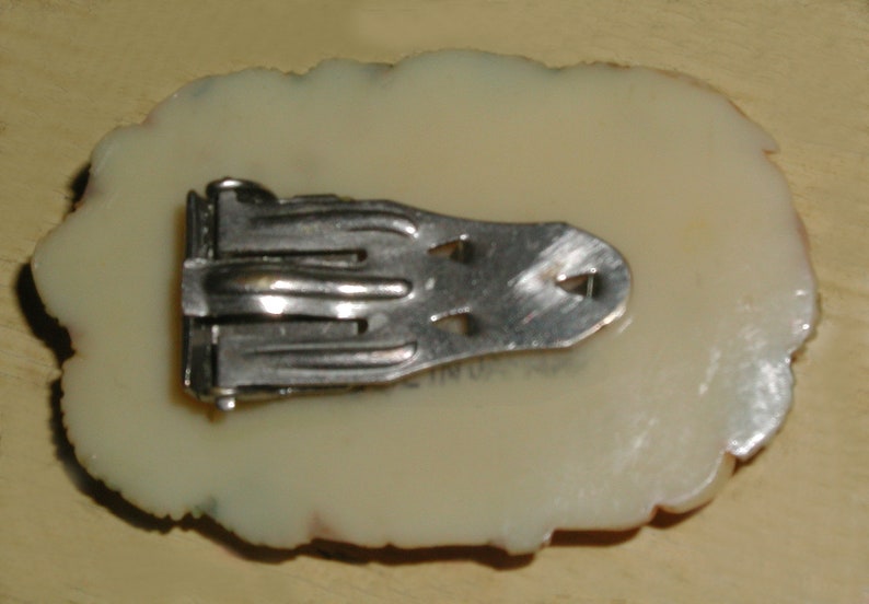 Exquisite Softly Hand Tinted Art Deco Carved Celluloid Signed - Etsy