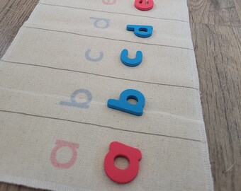 Alphabet Roll Montessori | Etsy