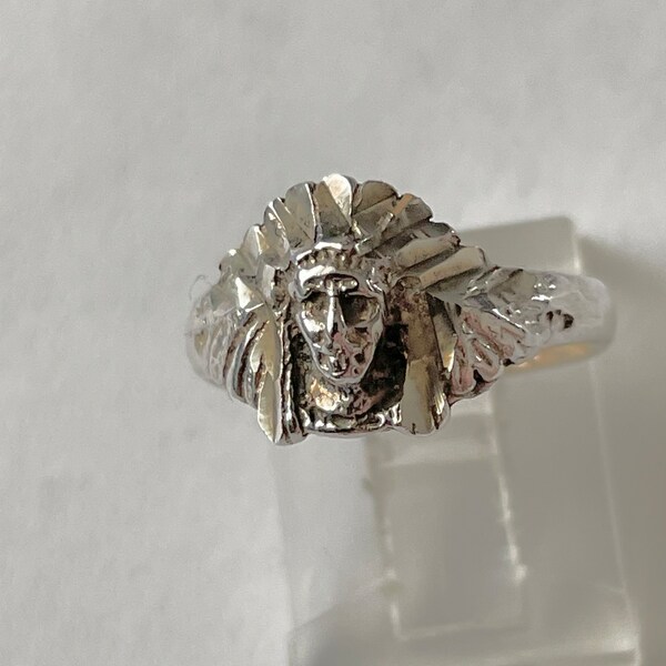 Indian Head Ring - Etsy