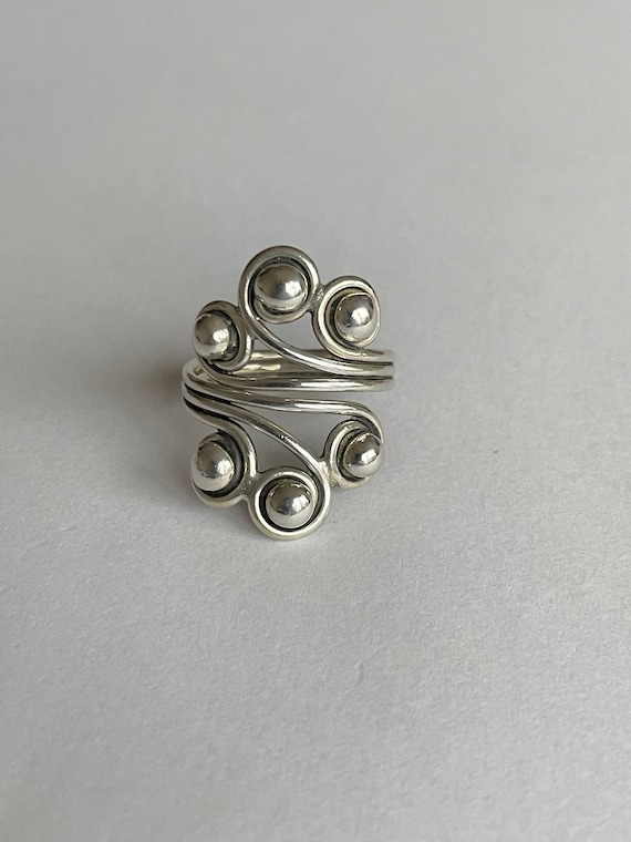 Vintage sterling silver artisan - Gem