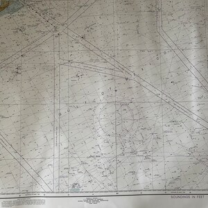 Vintage Mermentau River to Freeport Nautical Map NOAA Louisiana Texas ...