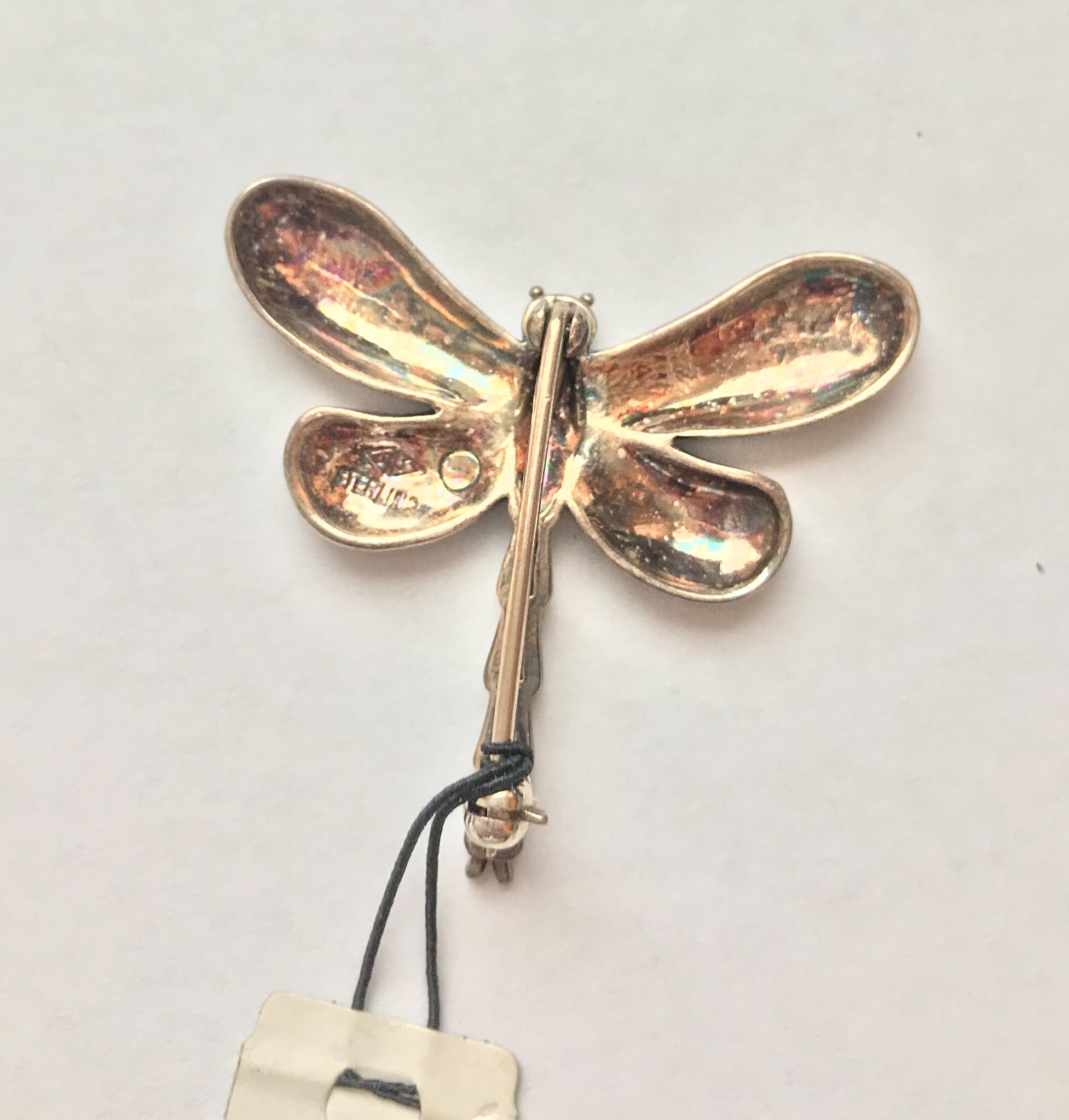 Vintage Estate Judith Jack Sterling Silver Marcasite Dragonfly Pin - Etsy