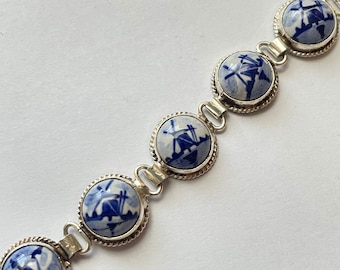 Delft Blue Bracelet | Etsy