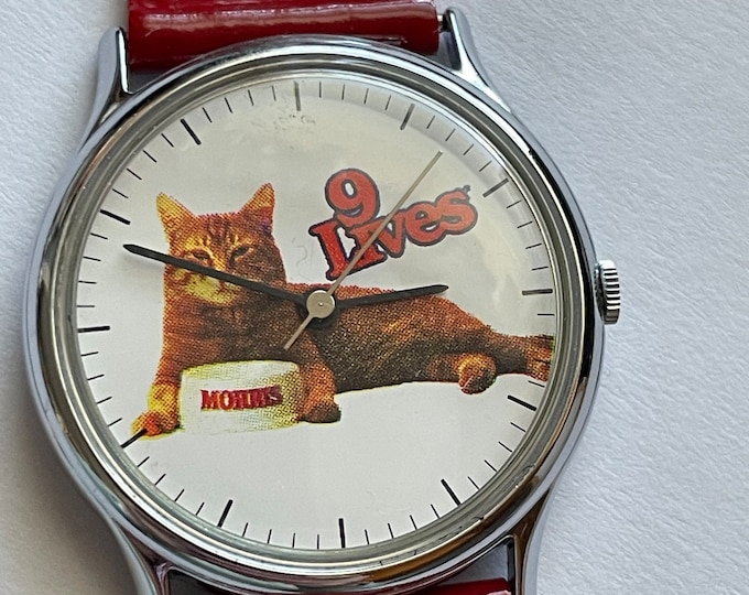 Vintage Morris the Cat 9 Lives Watch Timex - Etsy