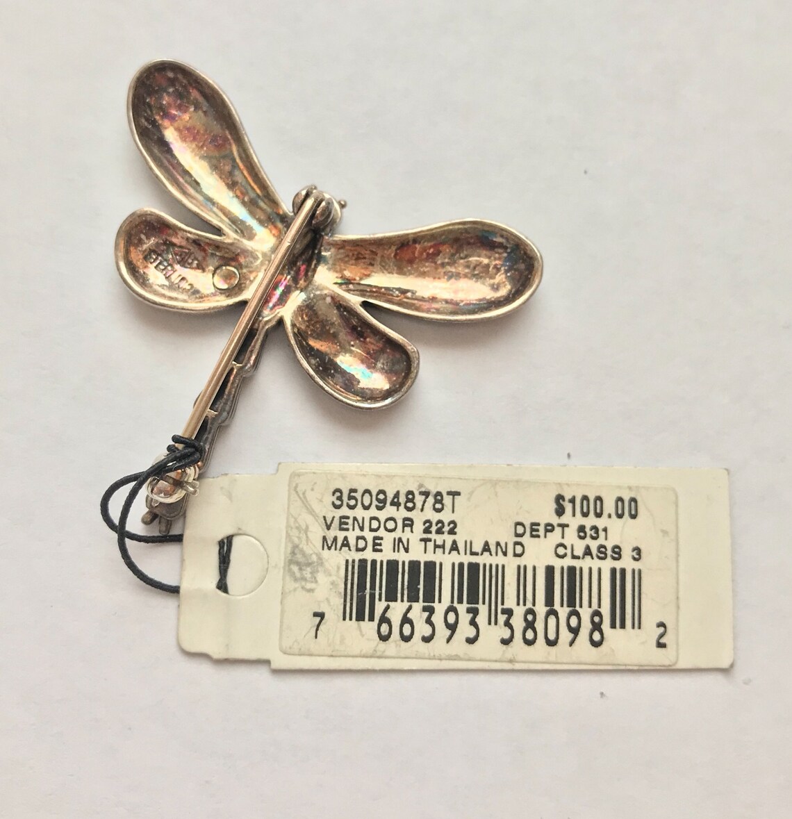 Vintage Estate Judith Jack Sterling Silver Marcasite Dragonfly Pin - Etsy