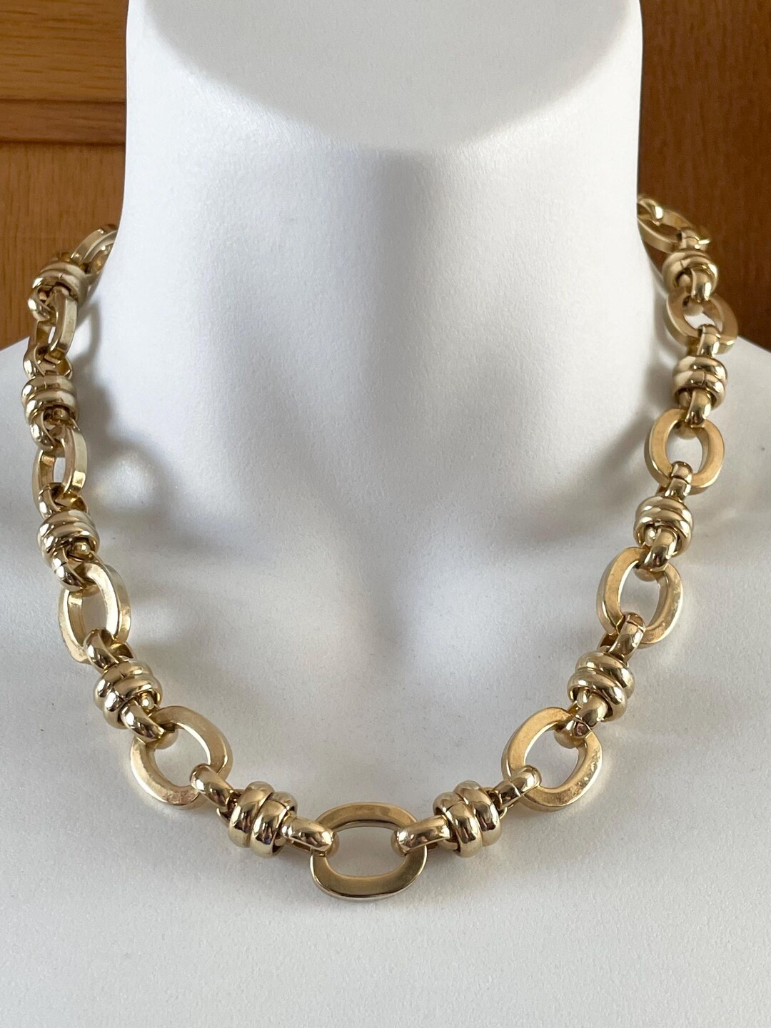 Vintage Francesca Visconti Chunky Chain Necklace - Etsy