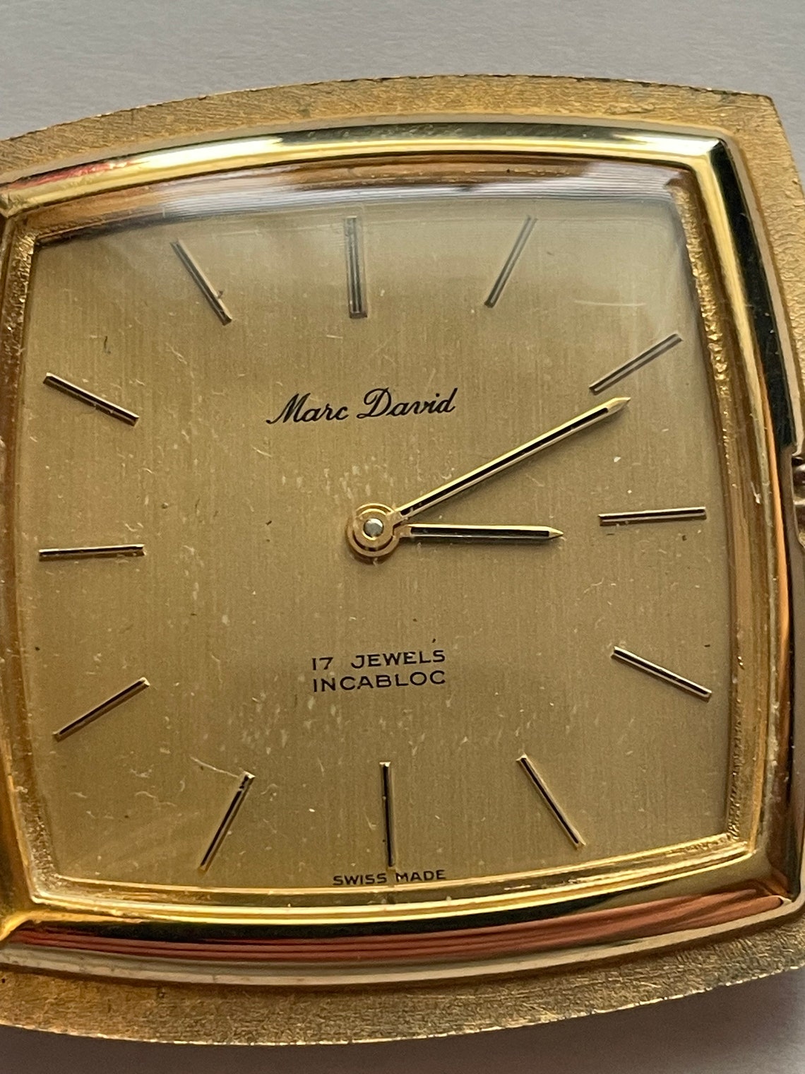Vintage Marc David Incabloc 17 Jewel Pocket Watch or Pendant Watch - Etsy