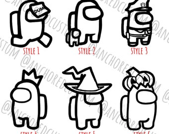 Among Us Decal - Etsy