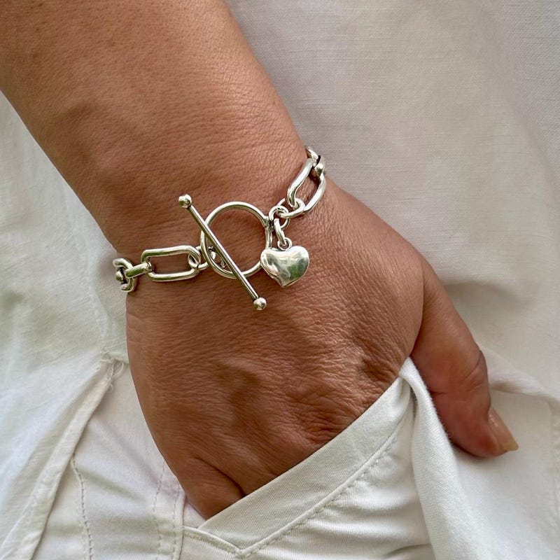 Silver Bracelet - Etsy