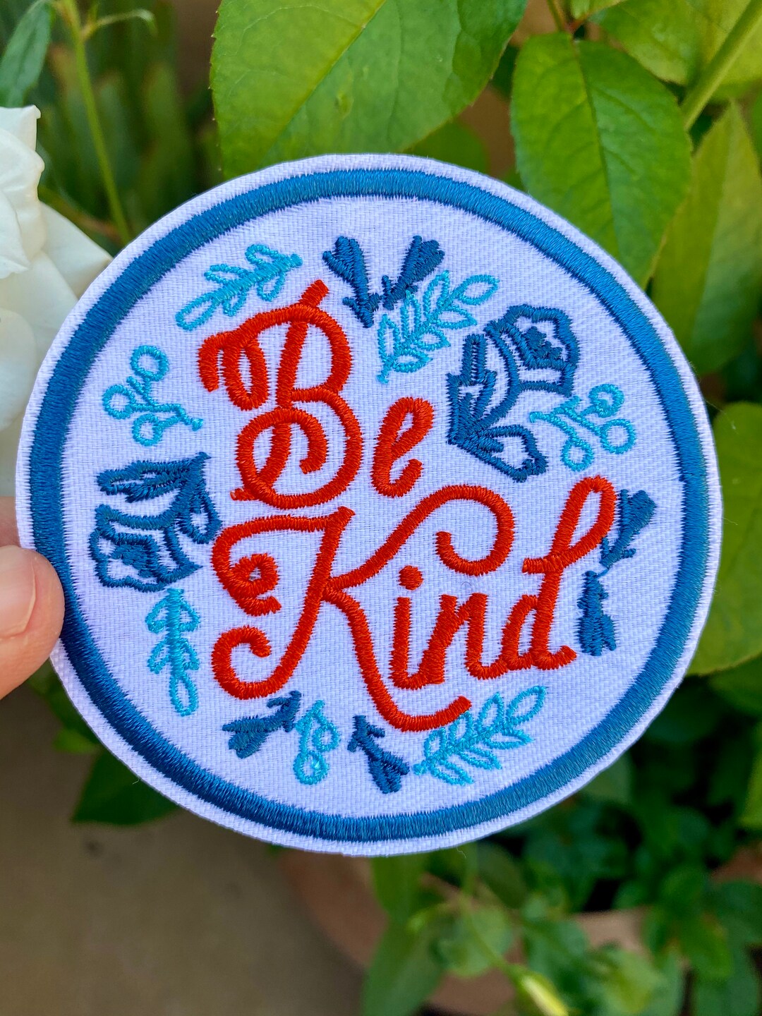 Embroidered Kindness Iron-on or Sew-on Patch - Etsy