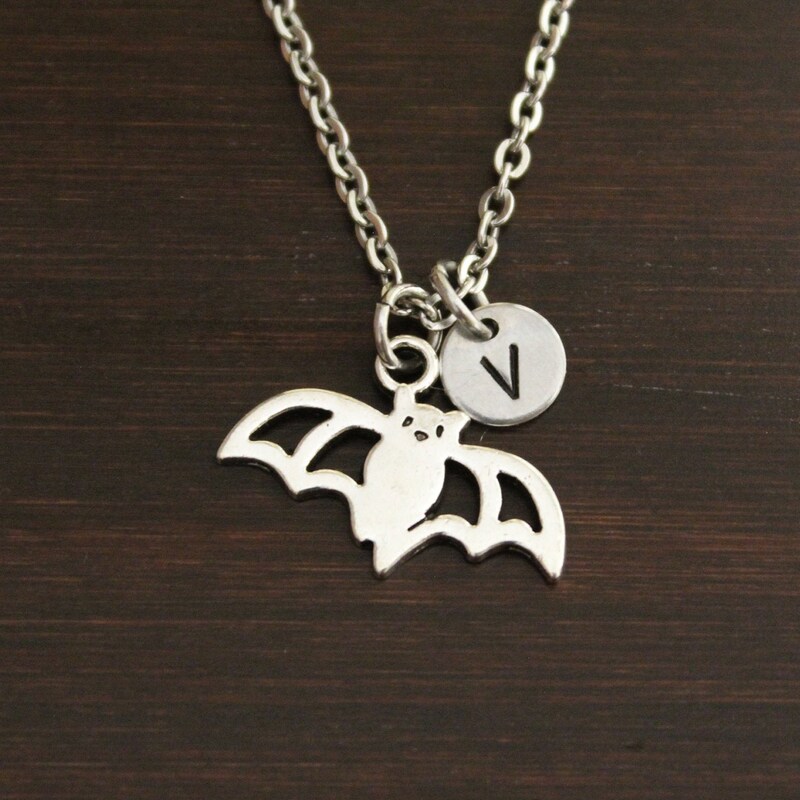 Bat Necklace - Etsy
