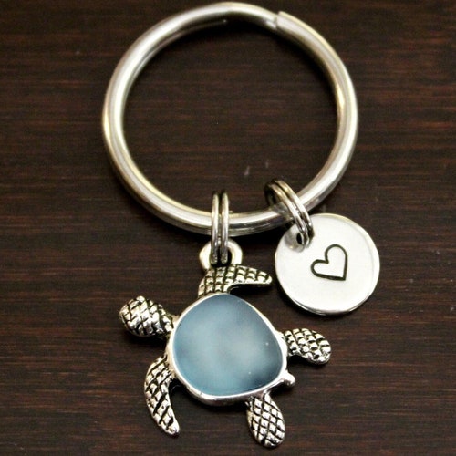 Sea Turtle Key Ring/ Keychain / Zipper Pull Sea Turtle Gift | Etsy