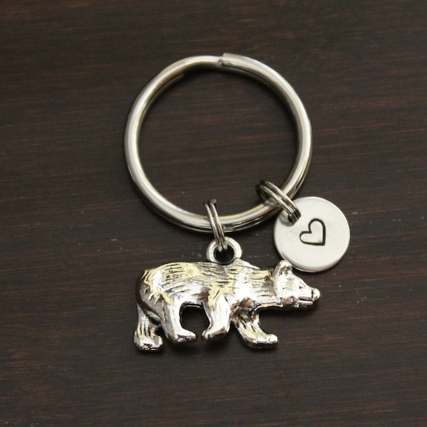 Bear Keychain - Etsy