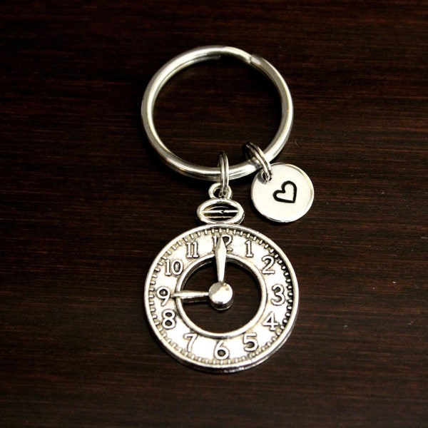 Clock Keychain - Etsy