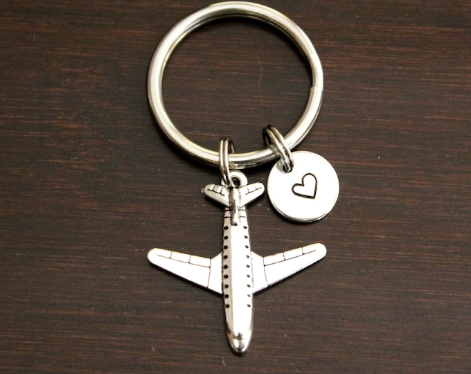 Gift for Flight Attendant, Travel Gift, Pilot Keychain, Always Happy ...