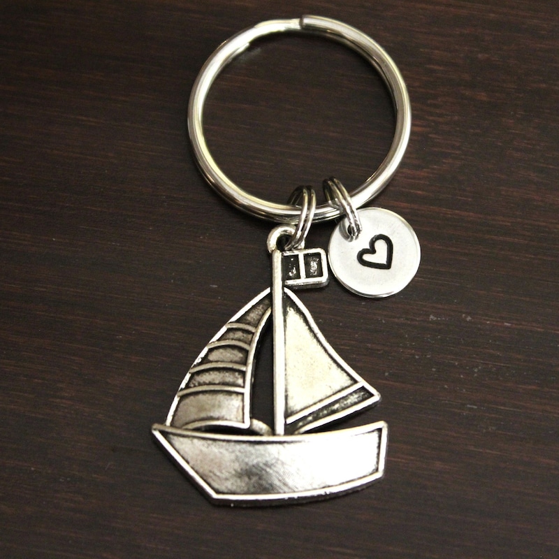 Sailboat Keychain - Etsy