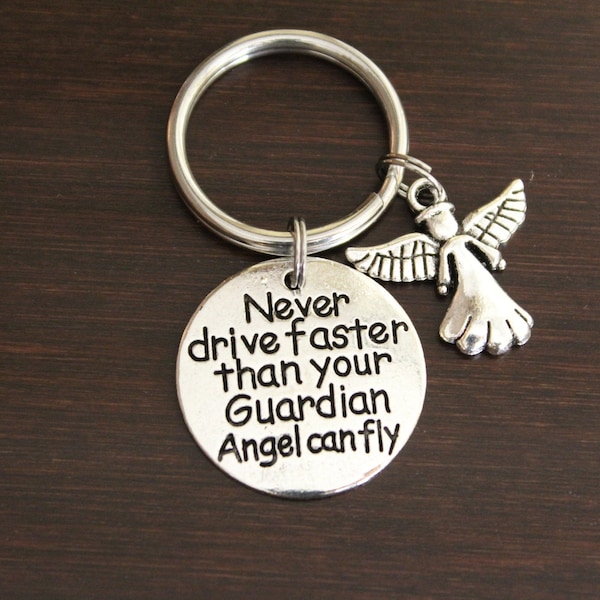 Never Drive Faster Than Your Guardian Angel Can Fly - Etsy