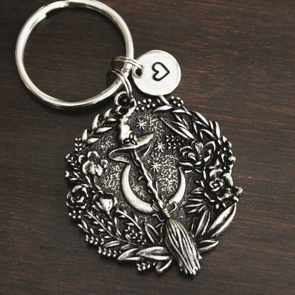 Witch Keychain - Etsy