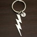 Lightning Bolt Key Ring/ Keychain / Zipper Pull Lightning - Etsy