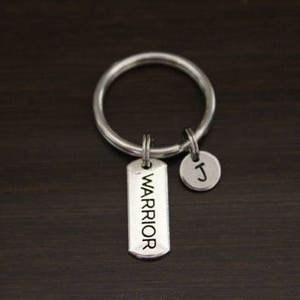 Warrior Key Ring/ Keychain / Zipper Pull - Inspirational Keychain - Be ...