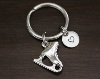 Hockey Skate Keychain - Etsy