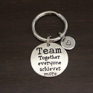 TEAM Together Everyone Achieves More Key Ring/ Keychain / Zipper Pull ...