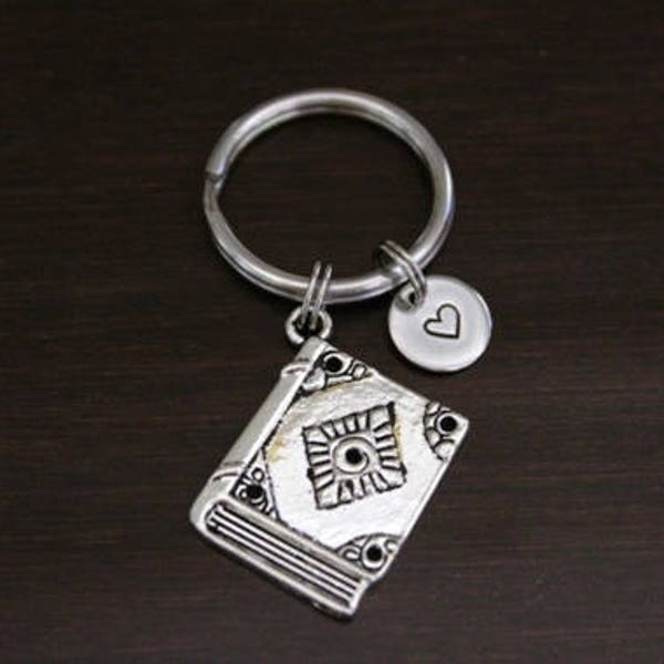 Book Keychain - Etsy